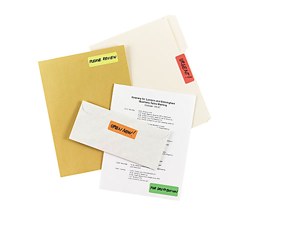 Avery Self Adhesive Removable Print Or Write Color Coding Labels 5481 ...