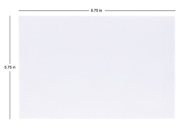 Office Depot Brand Greeting Card Envelopes A9 5 34 x 8 34 Clean Seal ...