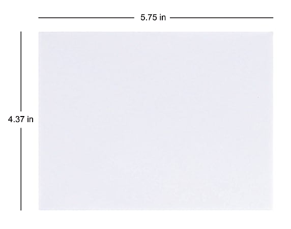 Office Depot Brand Invitation Envelopes A2 4 38 x 5 34 Gummed Seal ...