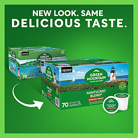 Green Mountain Coffee Roasters Nantucket Blend Keurig Single Serve K ...