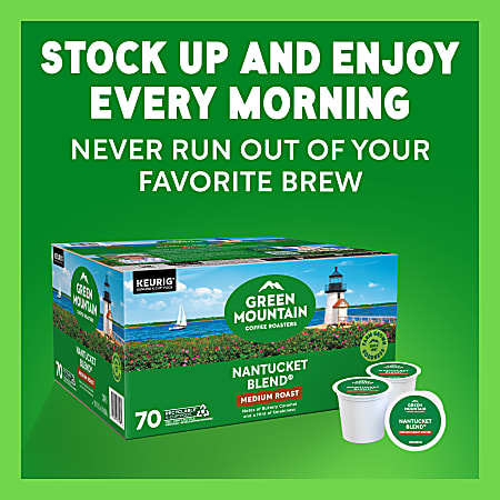 Green Mountain Coffee Roasters Nantucket Blend Keurig Single Serve K ...