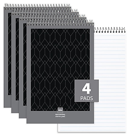 Office Depot Brand Professional Steno Book 6 x 9 LegalWide Ruled 70 ...