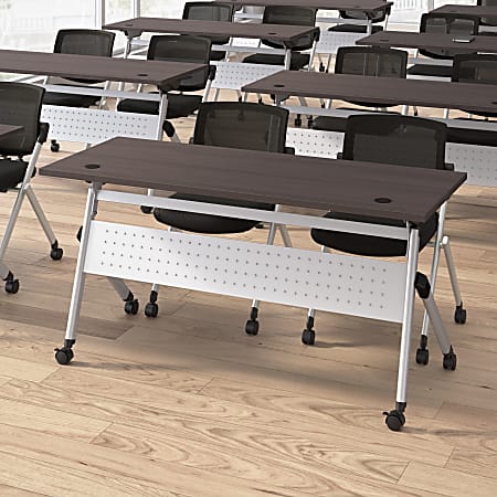 Bush Business Furniture Envision 60 W Folding Training Table with ...