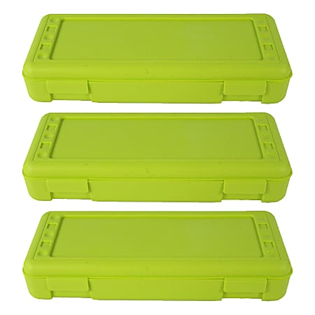 Romanoff Ruler Box Lime Opaque Pack Of 3 - ODP Business Solutions