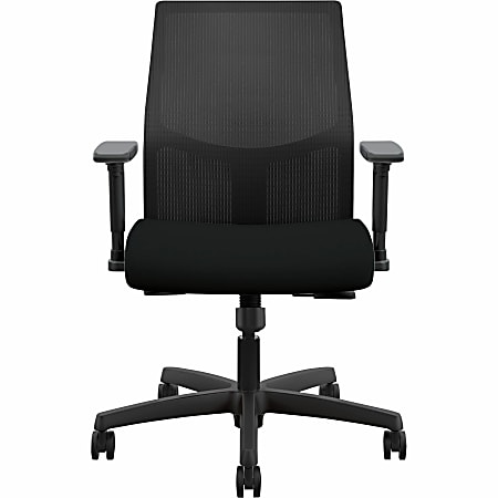 HON Ignition Fabric High Back Task Chair 41percent Recycled Black ...