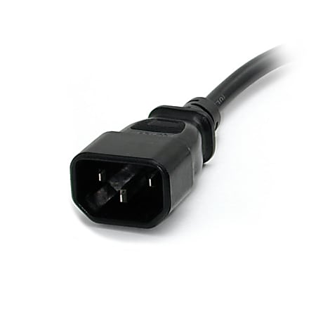 StarTech.com PAC100 Computer Power Cord 1 ft - Office Depot
