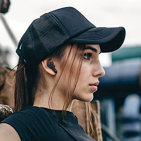 Jvc Riptidz True Wireless Bluetooth Earbuds With Charging Case Navy Haa Ta Office Depot