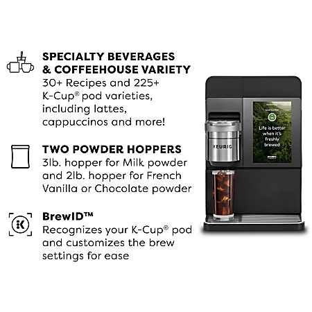 Keurig K 4500 Single Serve 250 Cup Commercial Coffee Maker Black ...