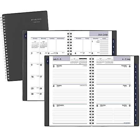 2023-2024 AT-A-GLANCE® DayMinder® Academic Weekly/Monthly Planner, 5" x ...