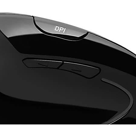 Adesso iMouse E90 Wireless RF Left Handed Vertical Optical Mouse ...