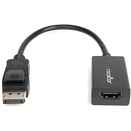 Rocstor DisplayPort male to HDMI female Adapter Converter 1 Pack 1x 20 ...