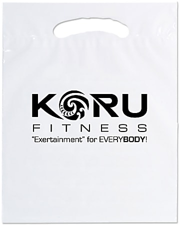 Custom Promotional Oxo Reusable Die Cut Bag 9 x 12 x 2 - Office Depot