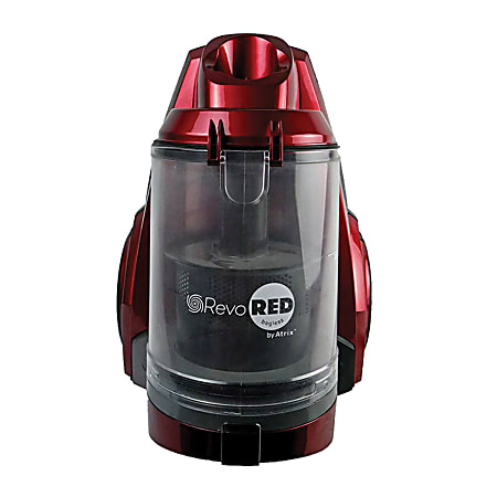 Atrix AHC RR Revo Red Bagless HEPA Canister Vacuum - Office Depot