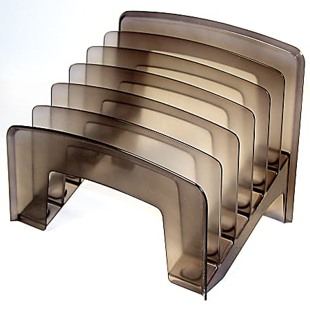 Eldon Optimizers Incline Sorter 6 12 H x 8 W x 6 14 D Black - Office Depot