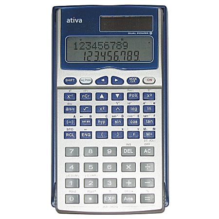 Ativa AT 30S Scientific Calculator Teal - Office Depot