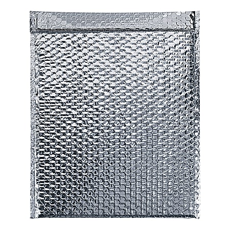 Partners Brand Cool Shield Bubble Mailers 20 H x 24 W x 316 D Silver ...