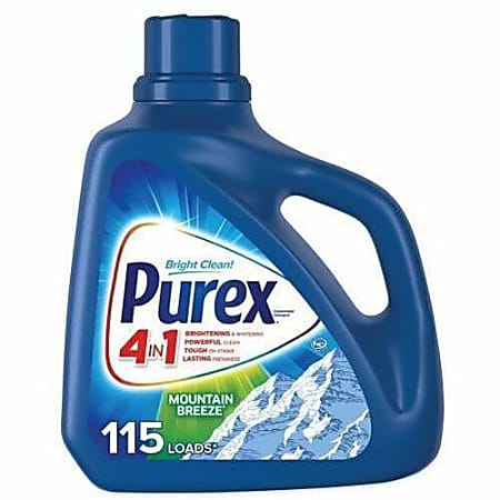 Purex Liquid Laundry Detergent Mountain Breeze 150 oz Bottle - Office Depot