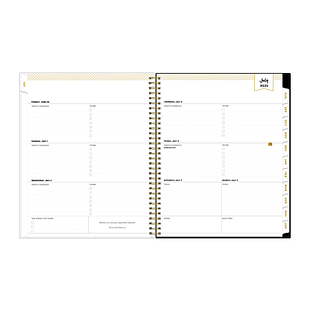 2025 2026 Day Designer WeeklyMonthly Academic Planner 8 12 x 11 Snow ...