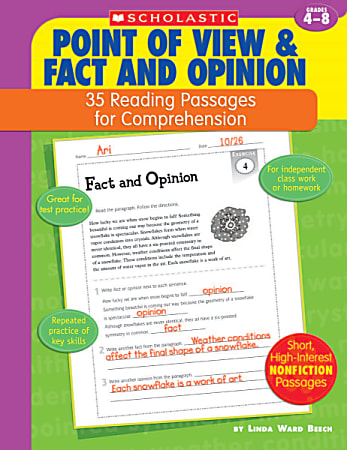 Scholastic Comprehension — Point Of View — Grades 4-8