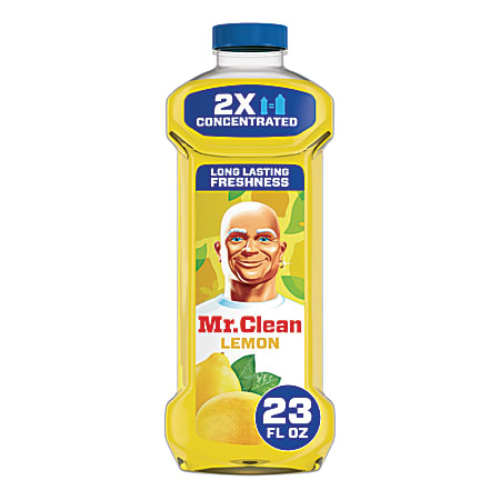 Mr. Clean Multipurpose Cleaning Solution Lemon 23 oz Bottle 9Carton ...
