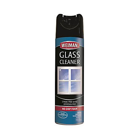 WEIMAN Foaming Glass Cleaner 19 oz Aerosol Spray Can 6Carton - Office Depot