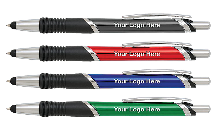 Contoured Grip Stylus Pen Medium Point - Office Depot