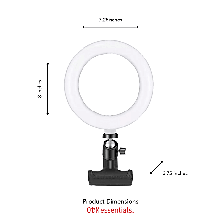 OTM Essentials LED Ring Light 6 H 10 Watt - Office Depot