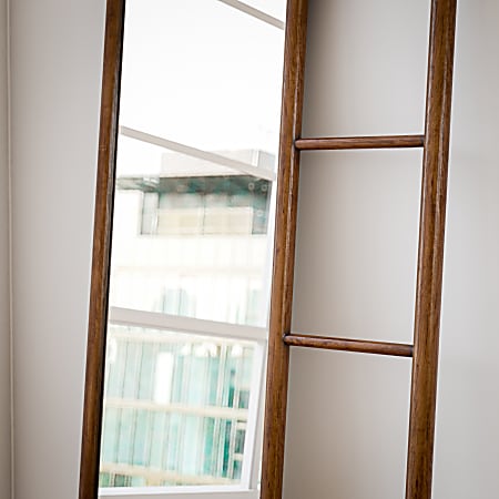 Kenroy Home Carillo Ladder Mirror 70 x 28 12 Antique Brass - Office Depot