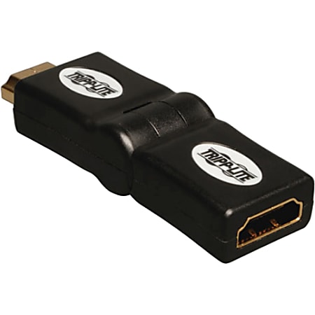 Tripp Lite HDMI Male to Female Swivel Adapter Up Down Angled Connector ...