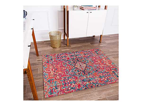 Anji Mountain Merida Rug d Chair Mat 12 H x 40 W x 54 D Multicolor ...