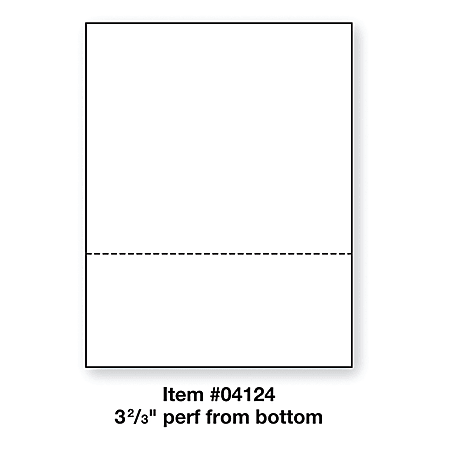 PrintWorks Professional Pre Perforated Paper 1 Ream White Letter 8 12 x ...