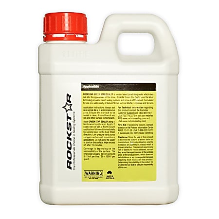 Rockstar Green Star Sealer 1 Liter Clear - Office Depot