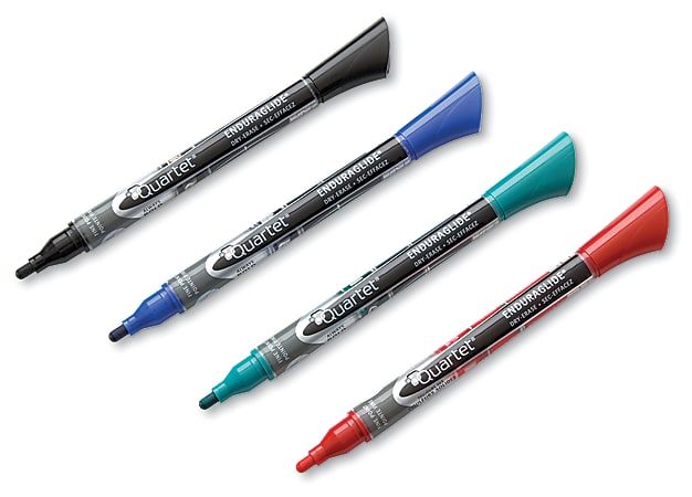 Quartet EnduraGlide Dry Erase Marker Fine Point Assorted Colors Pack Of ...