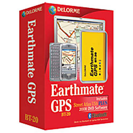 DeLorme Earthmate® GPS BT-20 Receiver With Bluetooth® And Street Atlas ...
