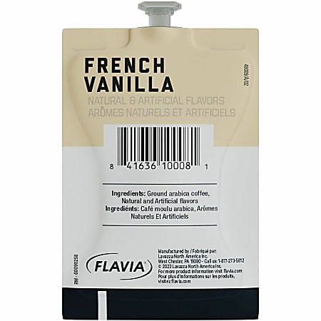 Flavia Freshpack Alterra French Vanilla Flavored Coffee 40Box 48721 ...