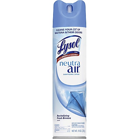 Lysol Neutra Air Sprays Revitalizing Fresh Breeze 10 Oz Carton Of 12 ...