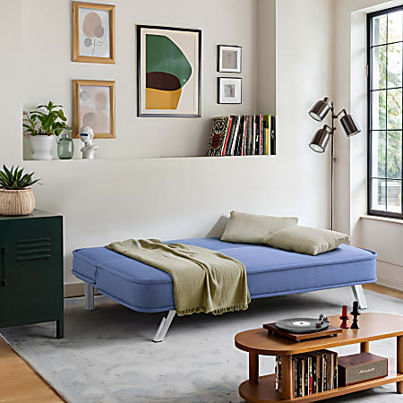 Lifestyle Solutions Turlock Convertible Futon 66.1 W x 33.1 D x 29 H ...
