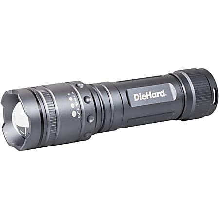 DieHard 1700 Lumen 1 LED Battery Powered Twist Focus Flashlight 1 1316 ...