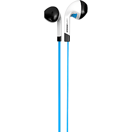 iFrogz InTone Earbud Headphones Blue - Office Depot