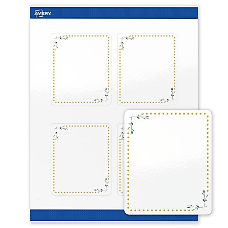 Avery Print To The Edge Labels Sure Feed S00 DN3 PRWGP10 4 x 3 13 ...