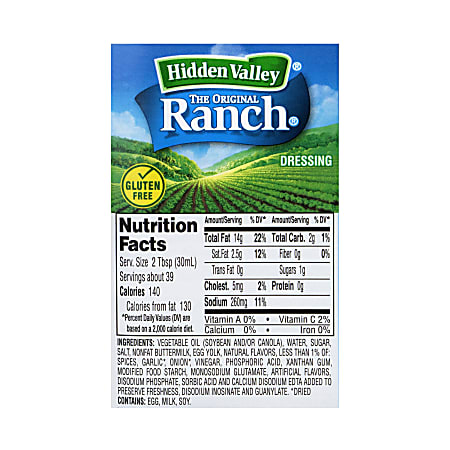hidden valley ranch dressing