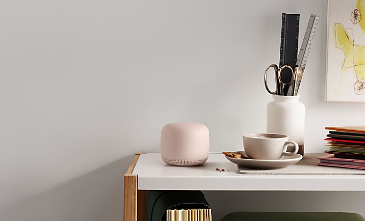 Google Nest Wi Fi Point Sand - Office Depot