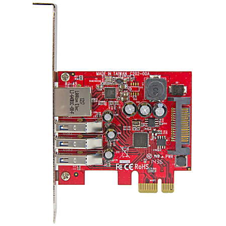 StarTech.com 3 Port PCI Express USB 3.0 Card Gigabit Ethernet Running low on expansion slots ...