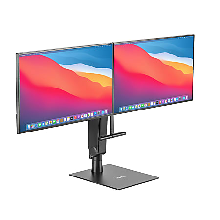 Mount It Freestanding Dual Monitor Arm For 17 to 32 Screens With Height ...
