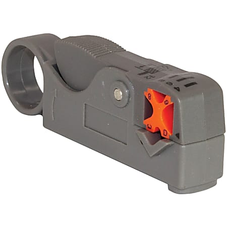Vericom Professional Coaxial Cable Stripping Tool 1 x 9 12 GrayOrange ...