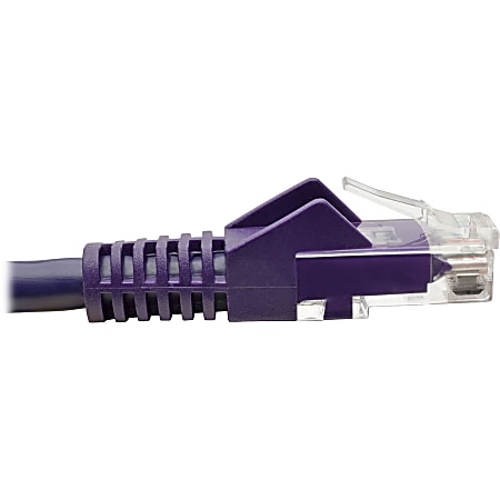 Tripp Lite Cat6 Snagless Molded Ethernet Cable 6 Purple - Office Depot