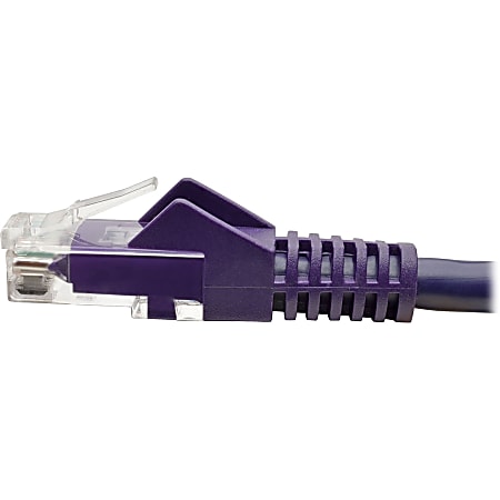 Tripp Lite Cat6 Snagless Molded Ethernet Cable 6 Purple - Office Depot