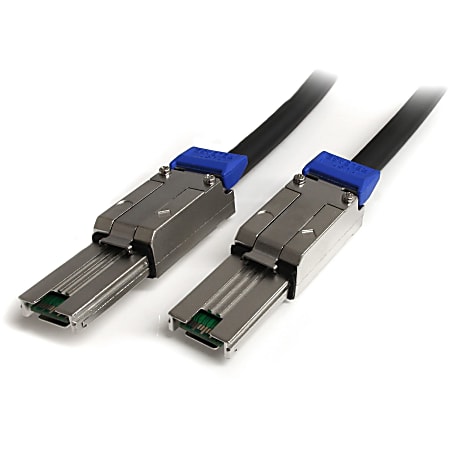 StarTech.com 1m External Mini SAS Cable Serial Attached SCSI SFF 8088 ...