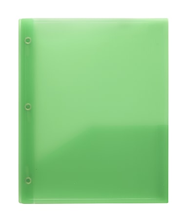 Office Depot Brand Translucent 2 Pocket Folder With Fasteners Letter ...