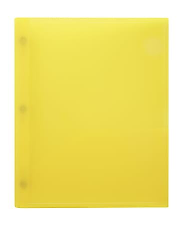 Office Depot Brand Translucent 2 Pocket Folder With Fasteners Letter ...